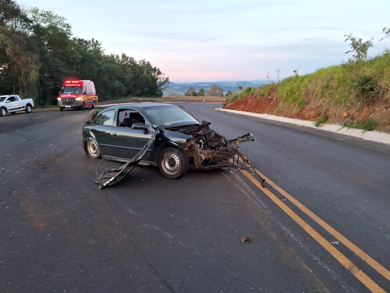 Jovem de 20 anos morre em grave acidente de trânsito na SC-283 em Palmitos - BelosF7