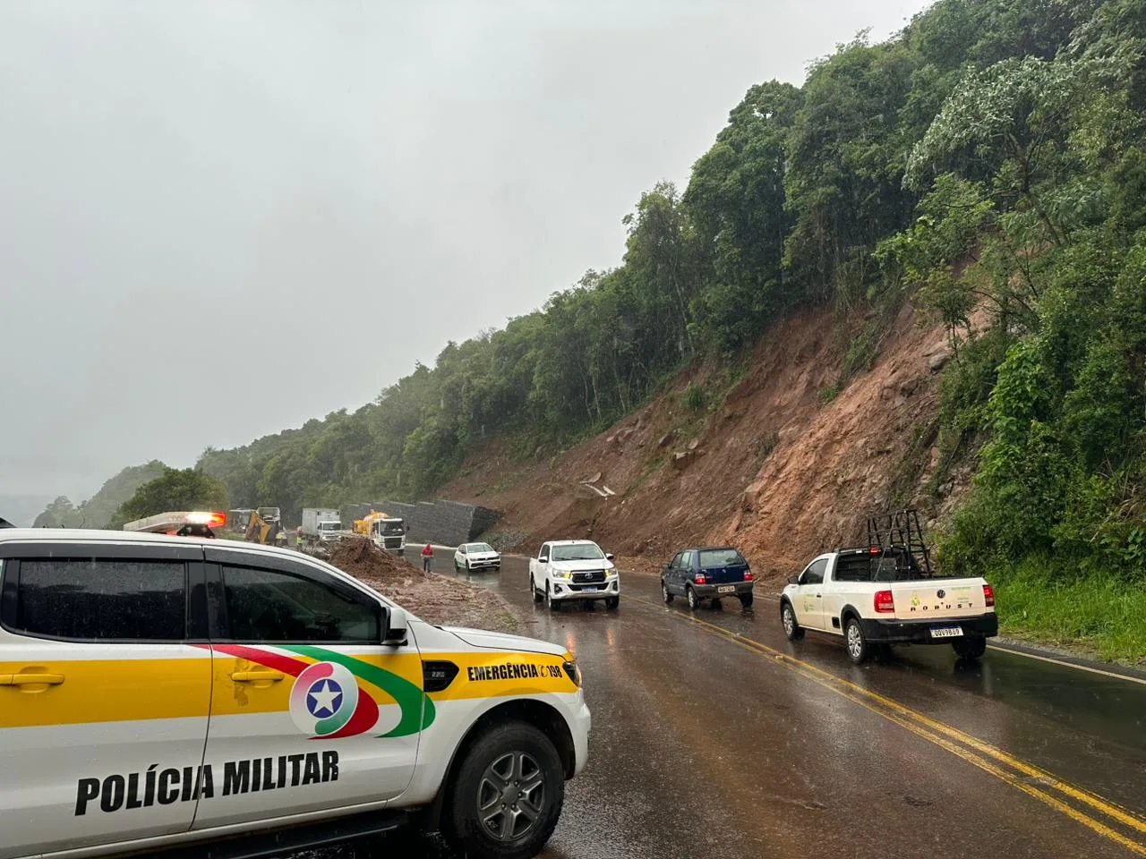 Rodovia SC-155, entre Xavantina e Xanxerê, está liberada para o ...